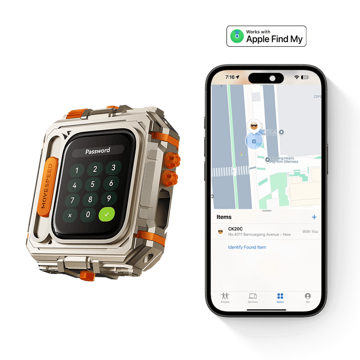 MOVE SPEED 1TB/2TB Portable SSD with Touchscreen