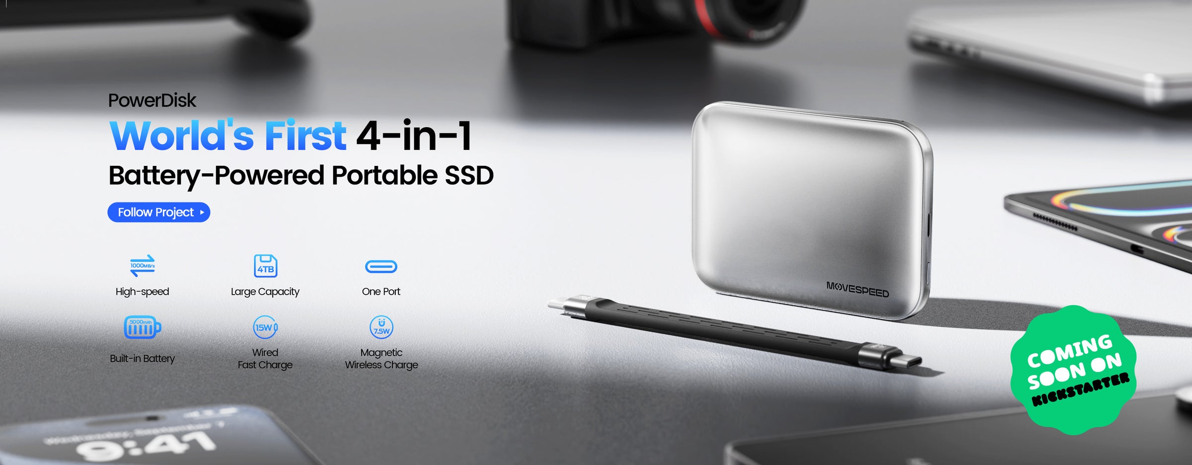 MOVESPEED | Next-Gen Charging & Storage for Life on the Go