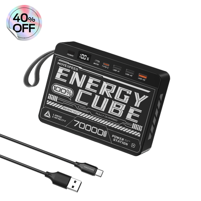 MOVESPEED Z70 Power Bank: 70000mAh, Fast Charging, LED Display